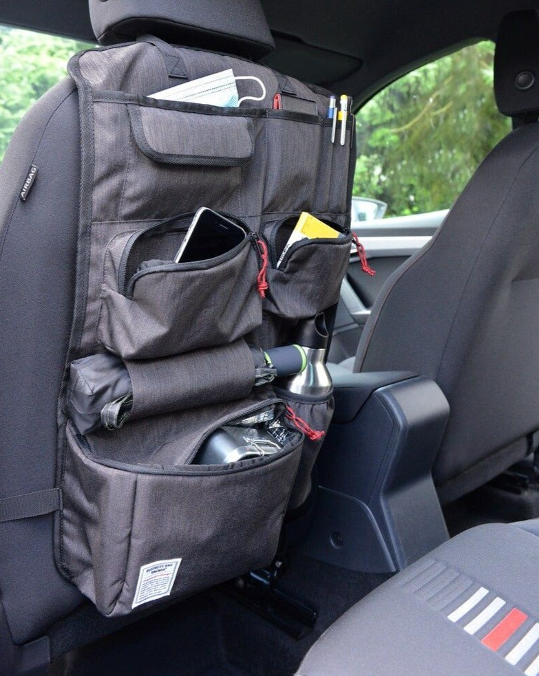 Car organizer with cooler store